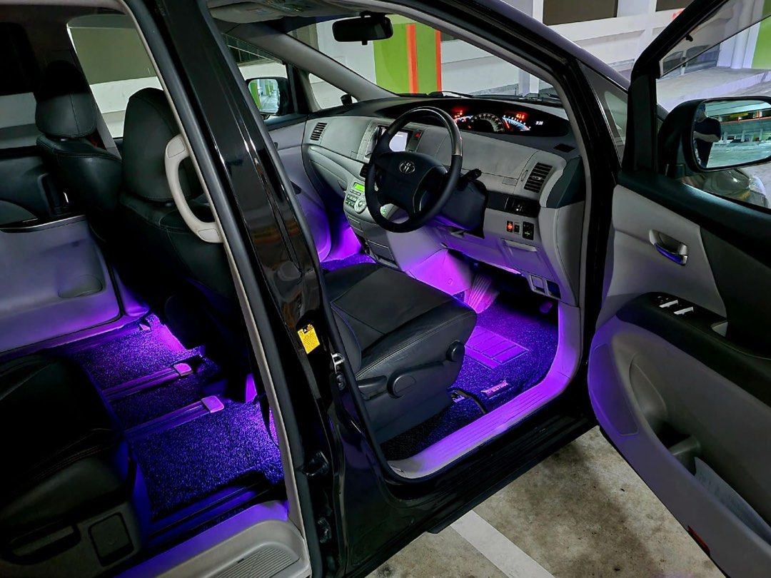 Toyota Estima Car Leg Room Light Installation, Car Accessories ...
