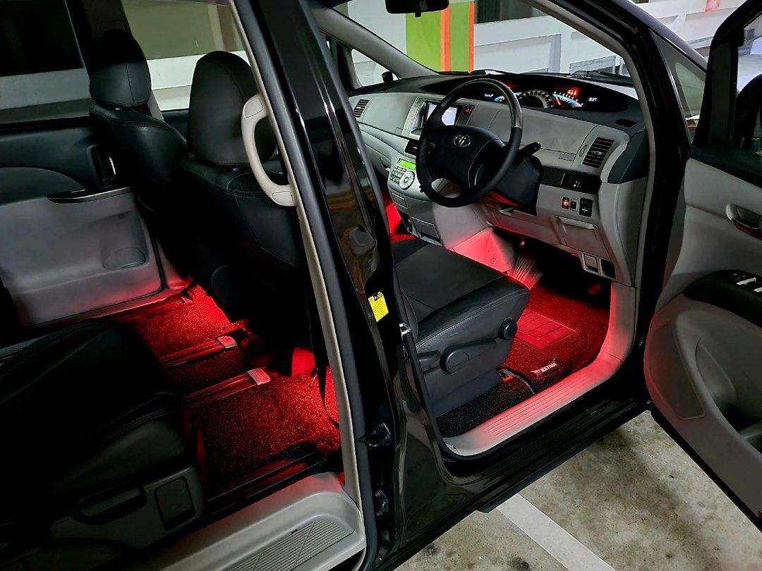 Toyota Estima Car Leg Room Light Installation, Car Accessories ...