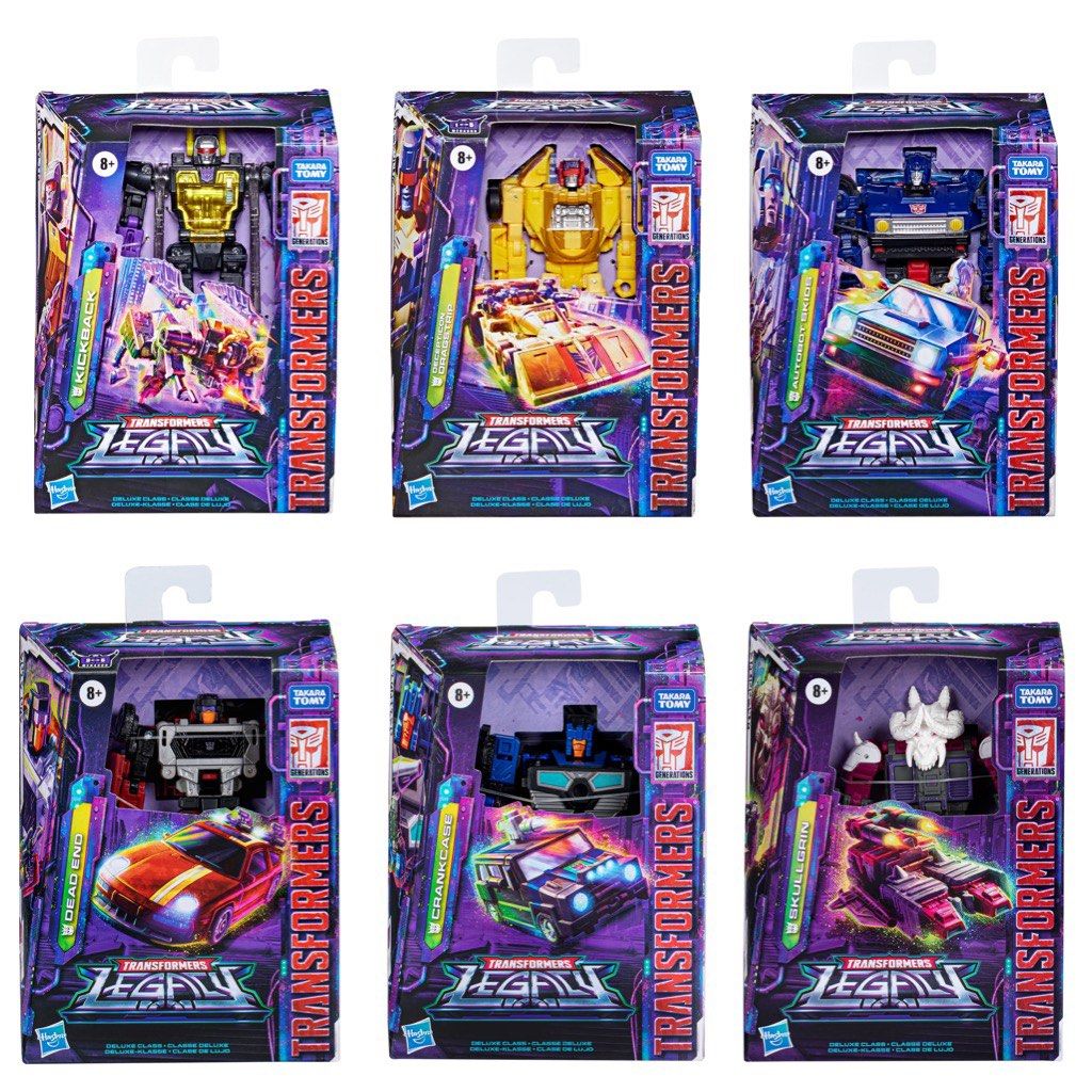 Transformers Generations Legacy Crankcase Skullgrin Pointblank ...