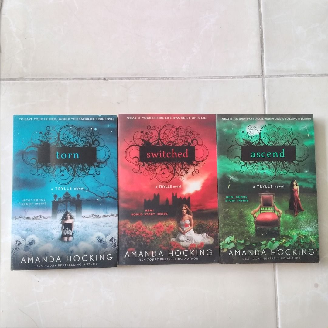 Trylle Series Trilogy - Switched, Torn, Ascend by Amanda Hocking ...