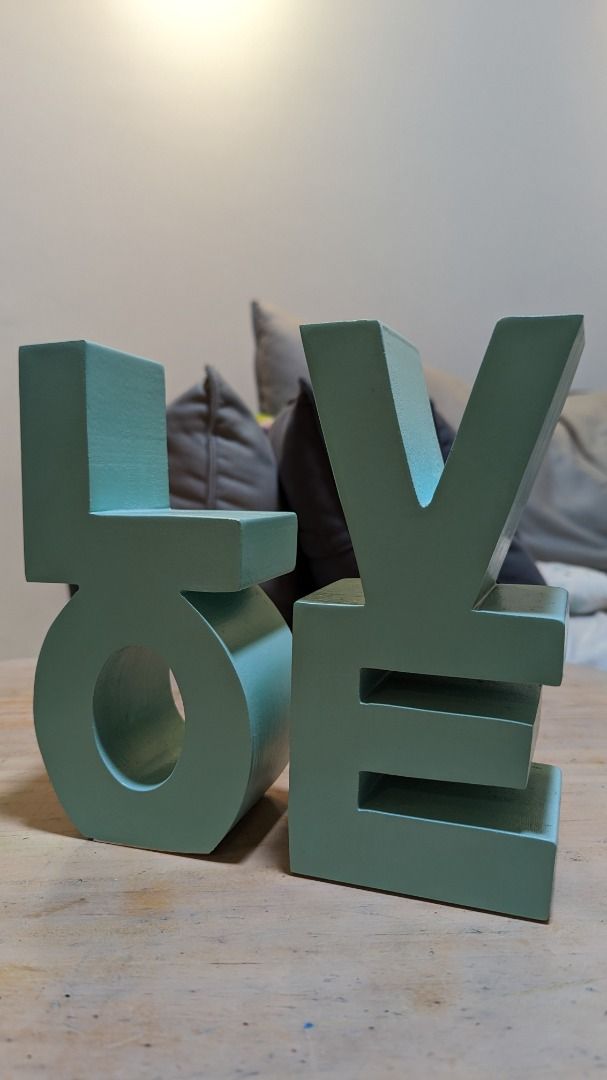 TYPO LOVE BOOKENDS / BOOKSTANDS, Hobbies & Toys, Stationery & Craft ...