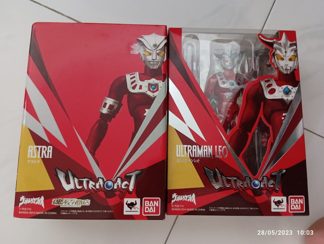Ultra Act ultraman Leo and astra, Hobbies & Toys, Toys & Games on Carousell