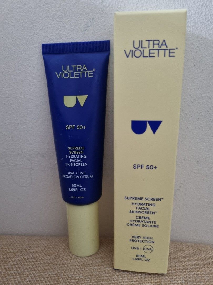 Ultra violette supreme hydrating facial sunscreen spf50, Beauty ...