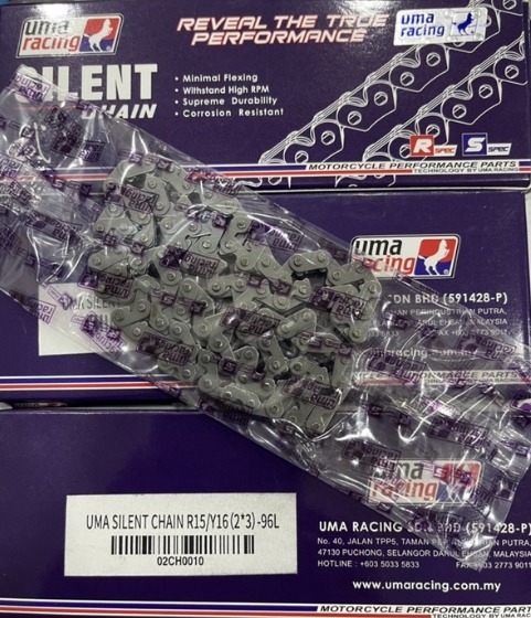 Uma Racing Silent Timing Chain 2*3 (96L) Y16 SNIPER155 R15V3 SNIPER V3 ...