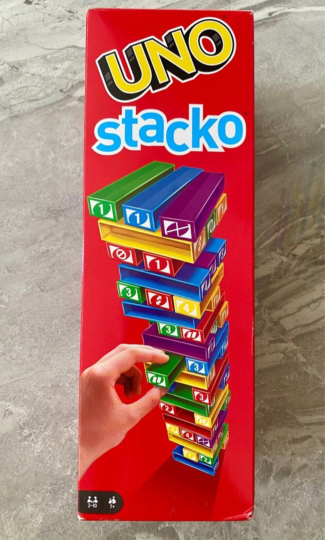 UNO Stacko Game, Hobbies & Toys, Toys & Games on Carousell