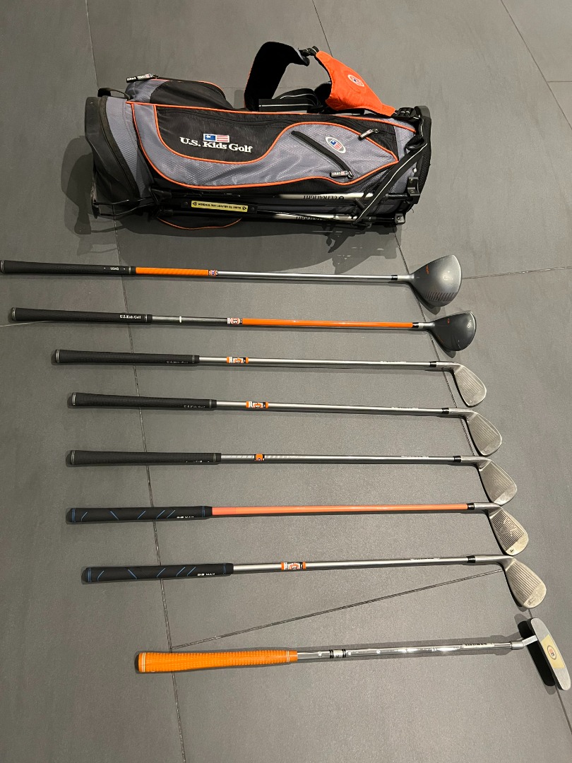 US Kids Ultralight 51 Golf set - 8 clubs and stand bag, Sports ...
