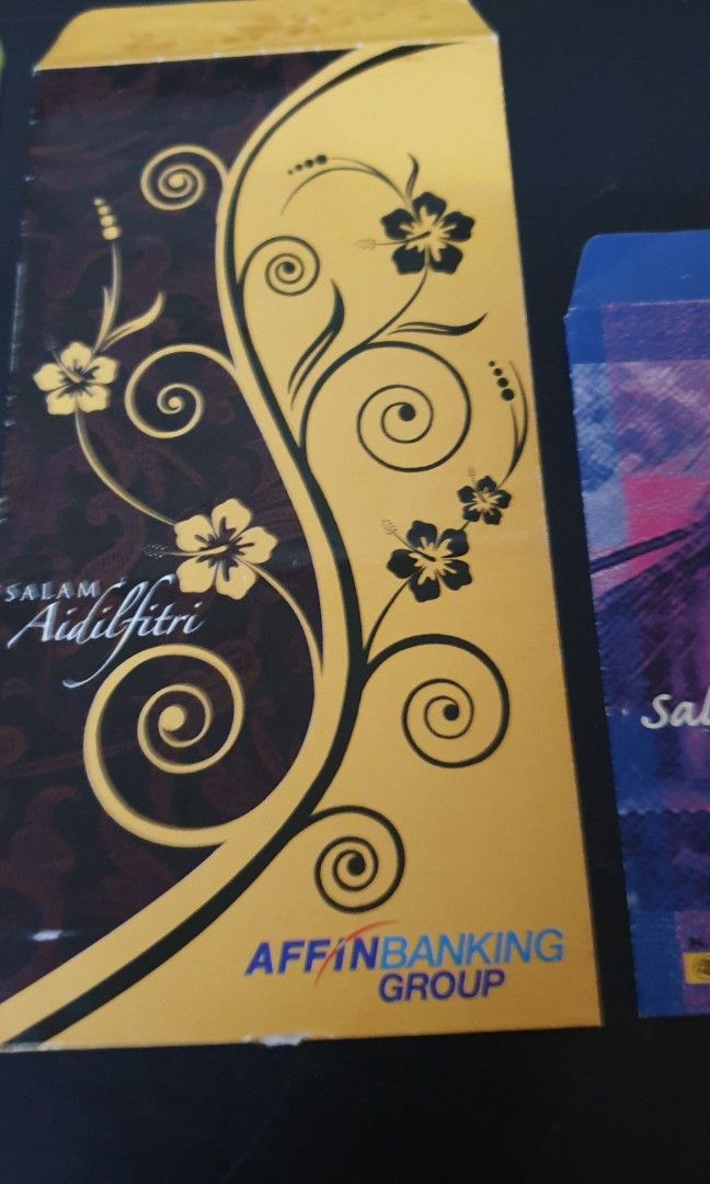 Used sampul duit raya SDR Sunsweet Bata Affin Bank Maybank rm5 semua ...