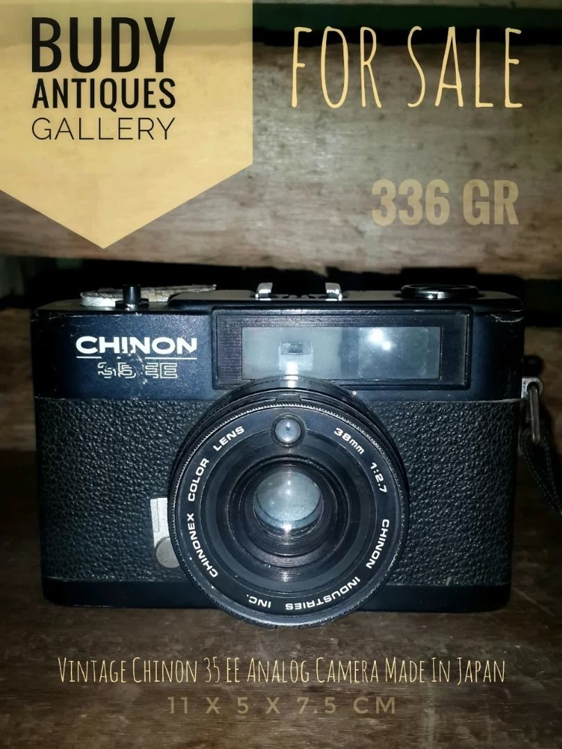 Vintage 1970 Chinon 35 EE Analog Camera Made In Japan, Fotografi di ...