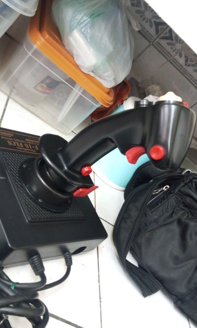 Vintage 90's Thrustmaster FLCS F-16 stick on Carousell
