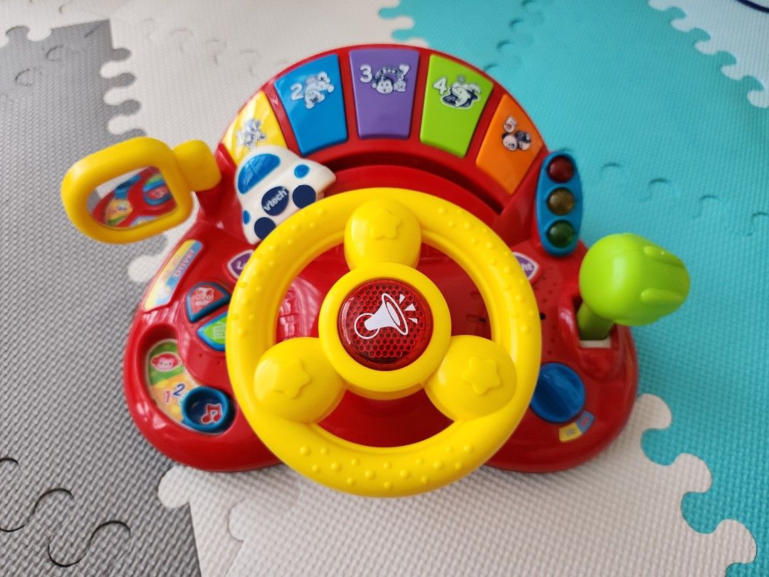 VTech Tiny Tot Driver, Hobbies & Toys, Toys & Games on Carousell