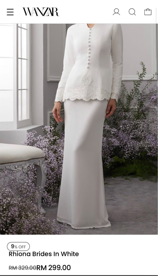 WANZAR Rhiona Bride Series, Women's Fashion, Muslimah Fashion, Baju ...