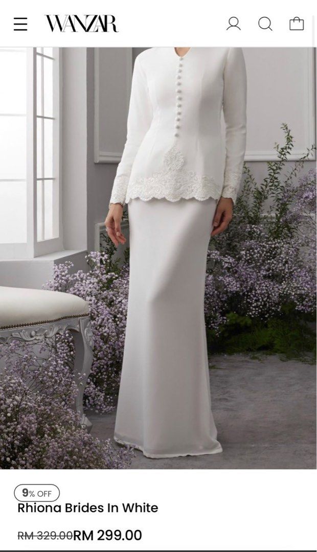 WANZAR Rhiona Bride Series, Women's Fashion, Muslimah Fashion, Baju ...