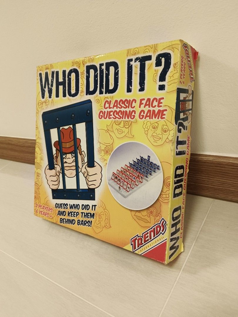 Who did it? (Classic Face Guessing Game), Hobbies & Toys, Toys & Games ...