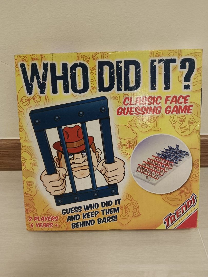 Who did it? (Classic Face Guessing Game), Hobbies & Toys, Toys & Games ...