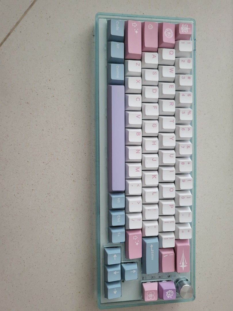 Wireless 65% transparent keyboard, Computers & Tech, Parts ...