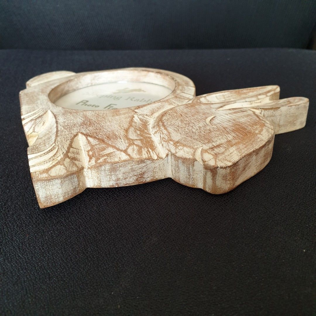 Wooden Sleeping Rabbit Photo Frame by Transomnia, Furniture & Home ...