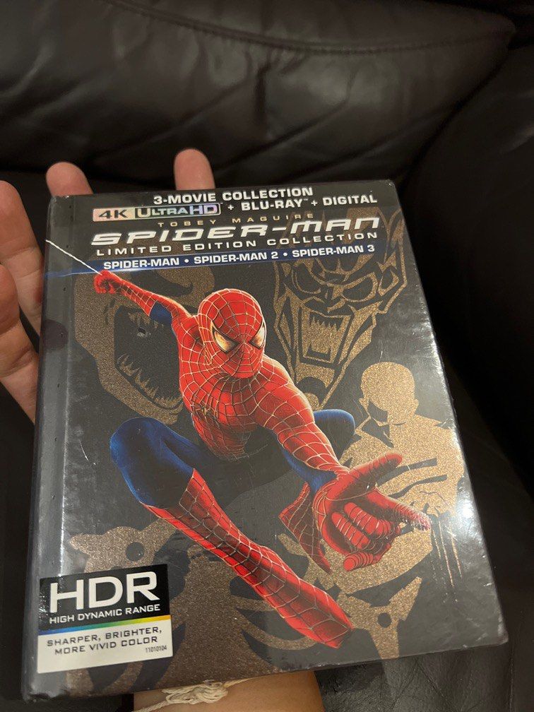 (OOP)(4K 3films) Spider-man Trilogy 4K : Limited Edition Digibook 4K UHD Ultra HD Blu-ray ...