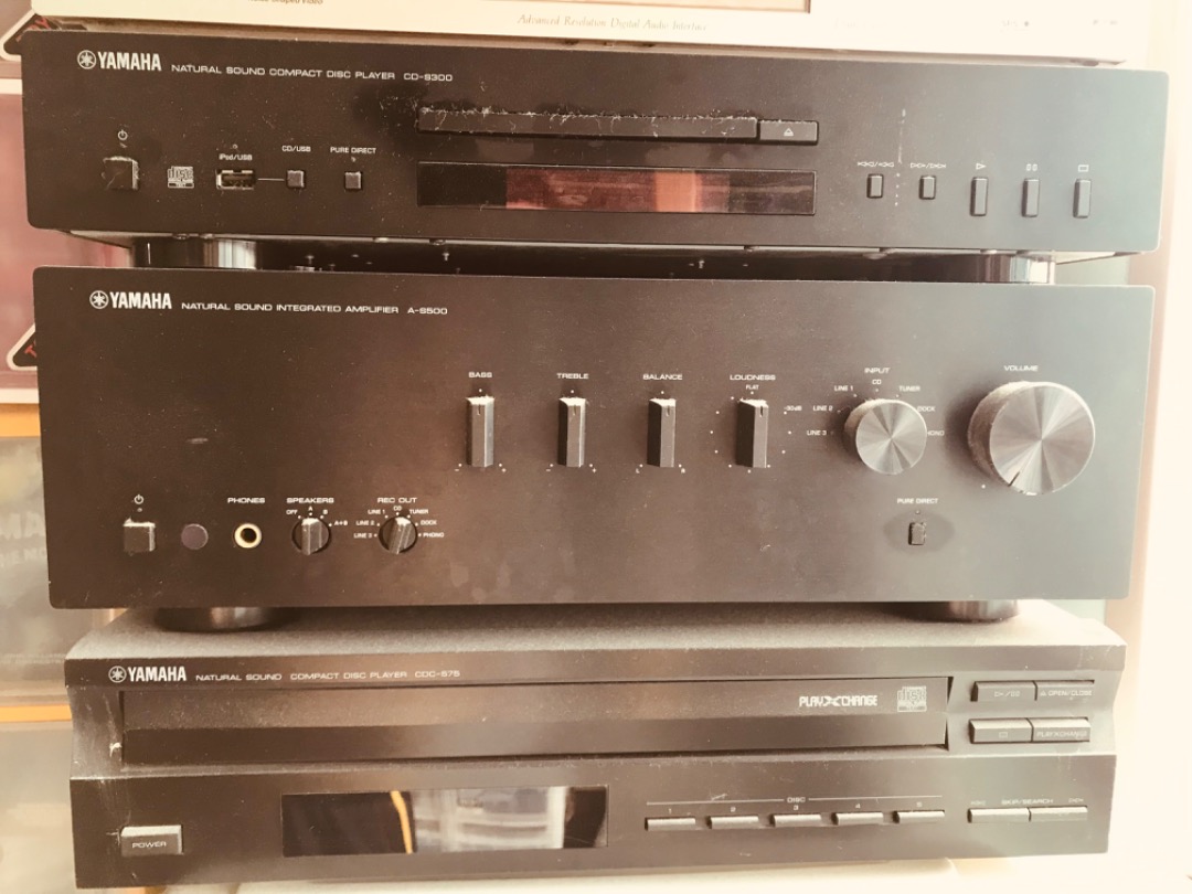 Yamaha amplifier and CD player, Audio, Soundbars, Speakers & Amplifiers ...