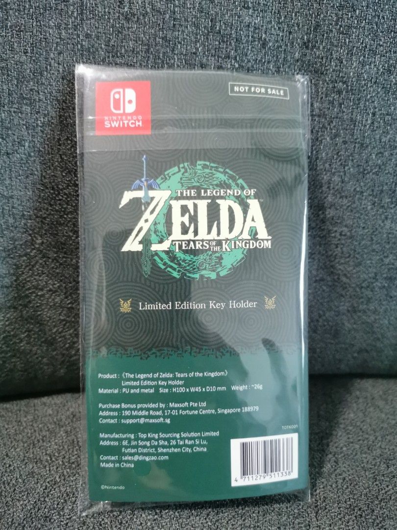 Zelda TOTK Limited Edition Key Holder, Hobbies & Toys, Collectibles ...