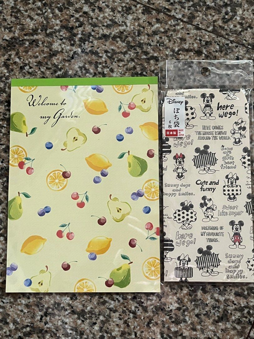 Ziplock bags and notepad, Hobbies & Toys, Stationery & Craft ...