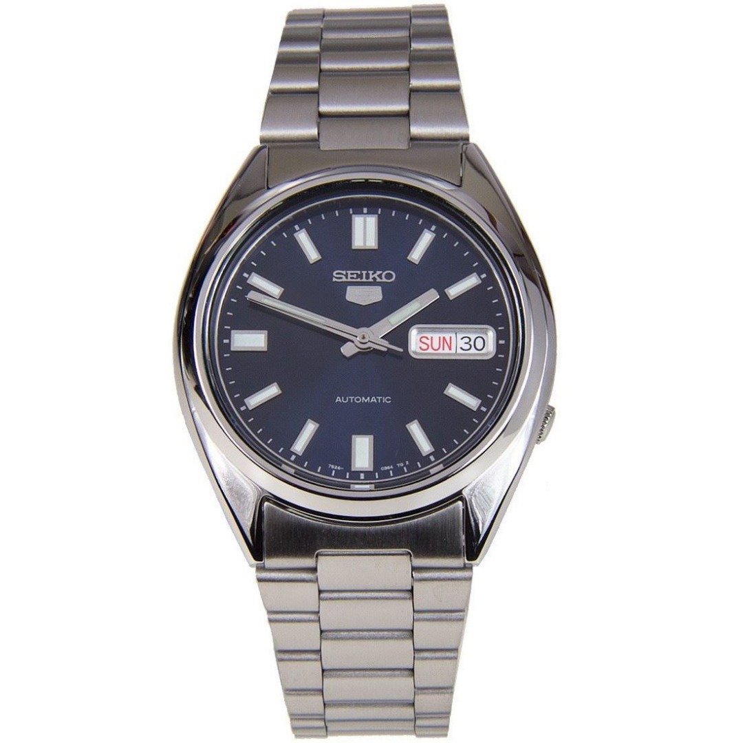 100% Authentic Brand New Seiko 5 Automatic Blue Dial Stainless Steel ...