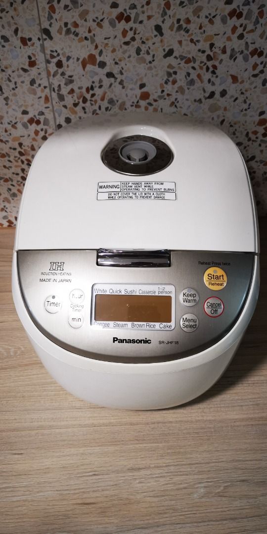 10L Made in Japan Panasonic Induction Heating Rice Cooker, TV & Home ...