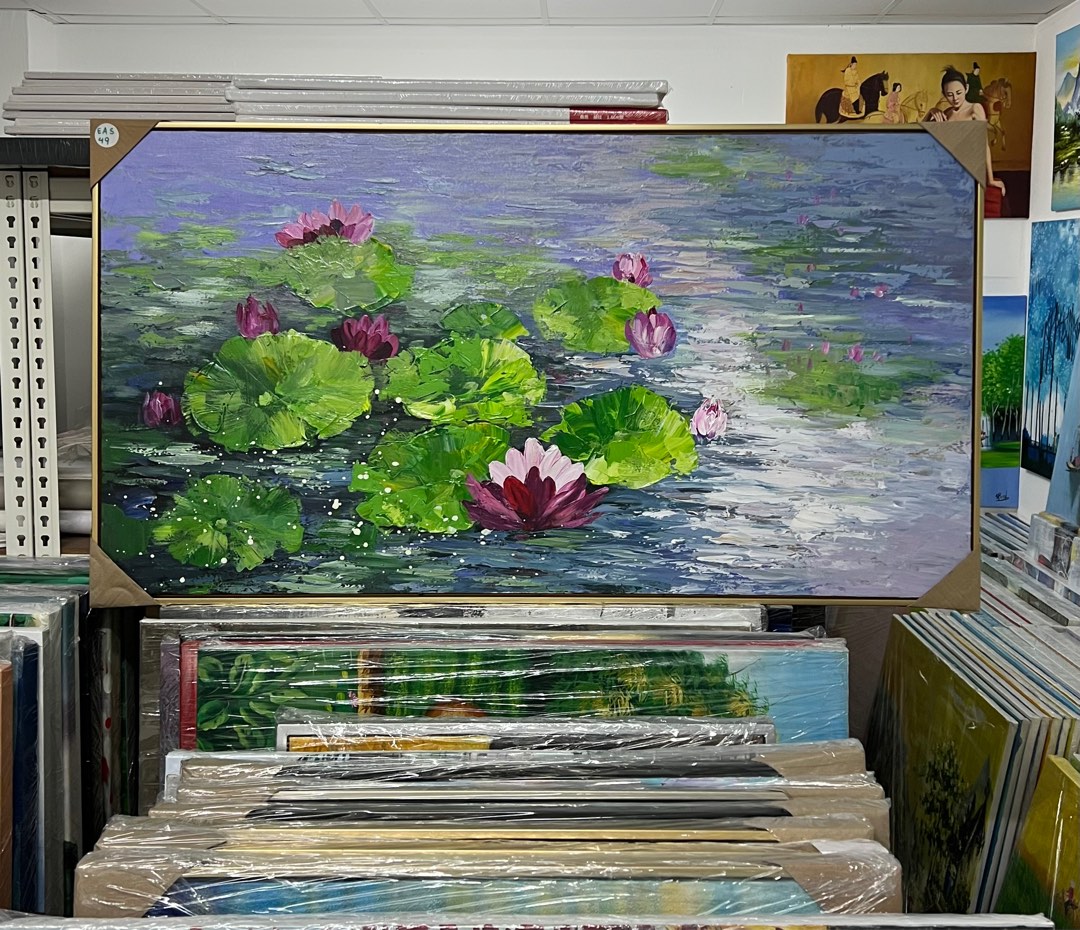120x65 cm rare sale Art Wall Decor Collection oil painting in solid ...