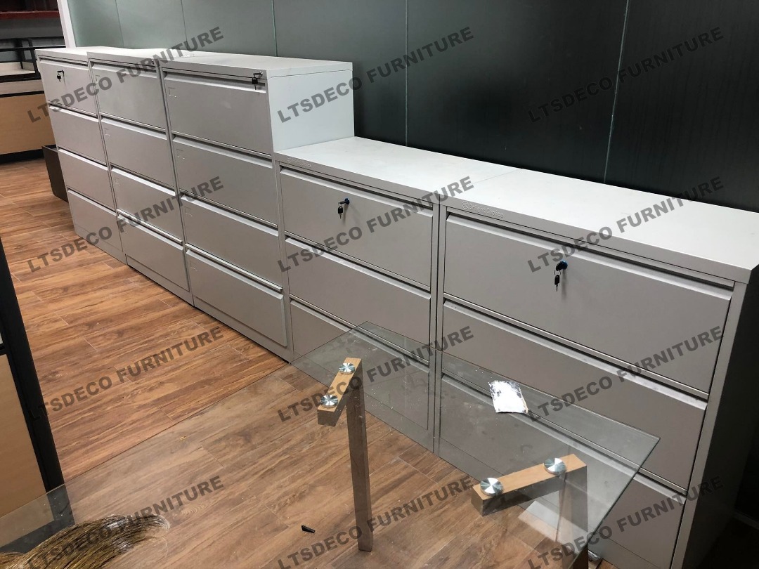 3&4Layer Lateral FIling cabinet Office Partition/Steel cabinet shelves ...