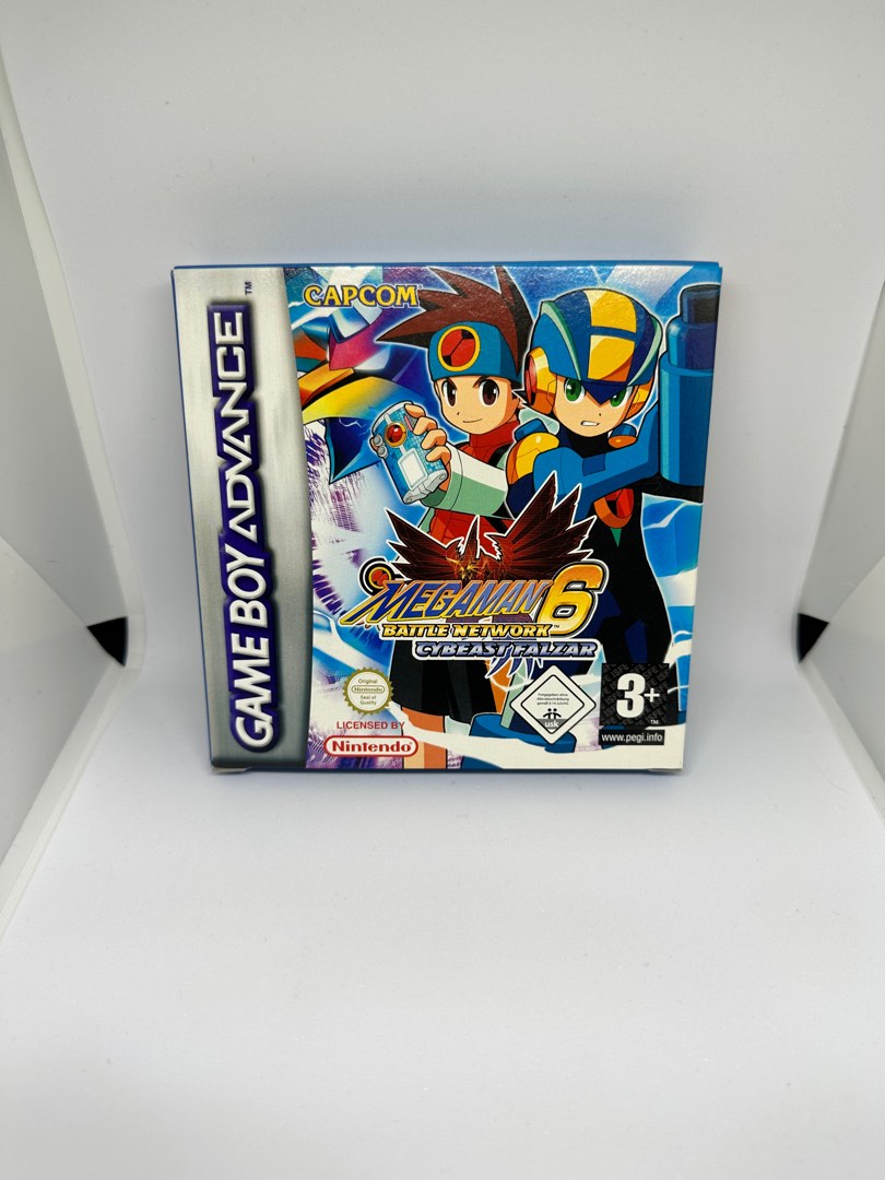 全新 絕版 GBA Gameboy Advance 戰鬥網絡 洛克人EXE 6 電腦獸法爾沙 赤鳥 ロックマンエグゼ6 電脳獣ファルザー MegaMan Battle Network 6 ...