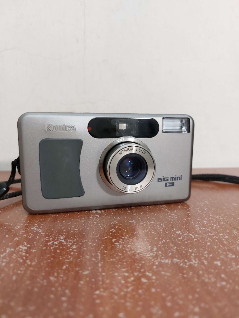 日本製 Konica Big Mini F 高階 定焦 大光圈 底片相機 傻瓜相機, 相機攝影, 相機在旋轉拍賣