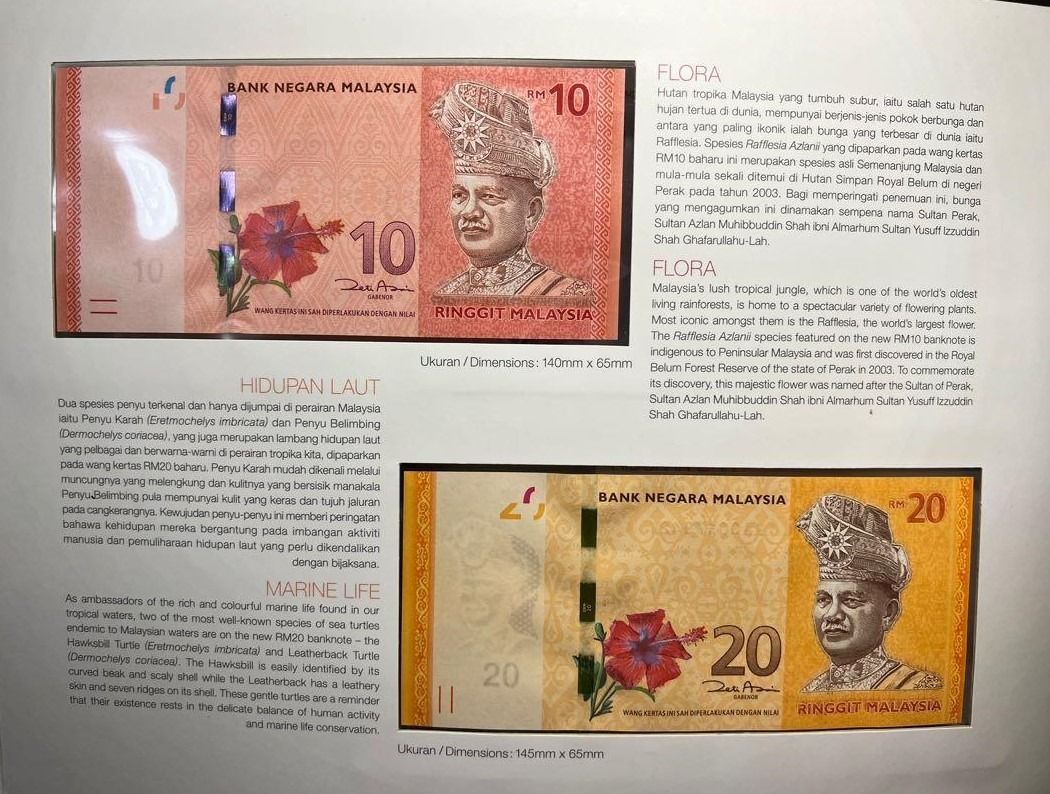 Malaysia 12th Series RM1 - RM100 Commemorative Set With Stamps, Hobbies ...