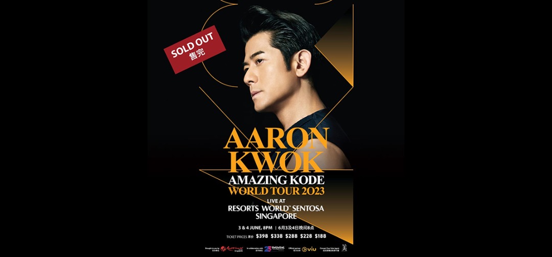 AARON KWOK TICKETS, Tickets & Vouchers, Event Tickets on Carousell