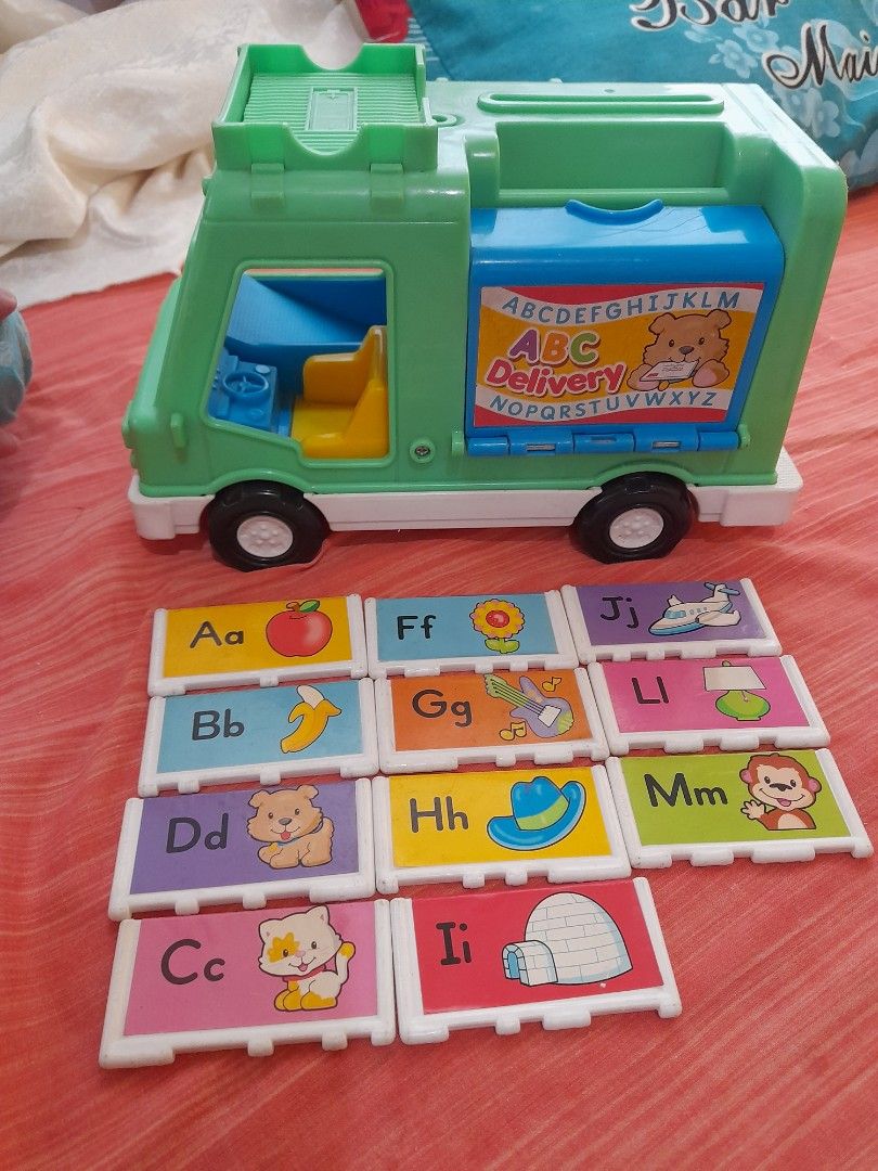 Abc delivery truck fisher price on Carousell