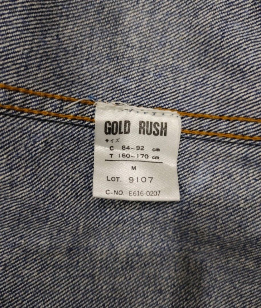 ACID WASH GOLD RUSH TRUCKER JACKET, Men's Fashion, Coats, Jackets and ...