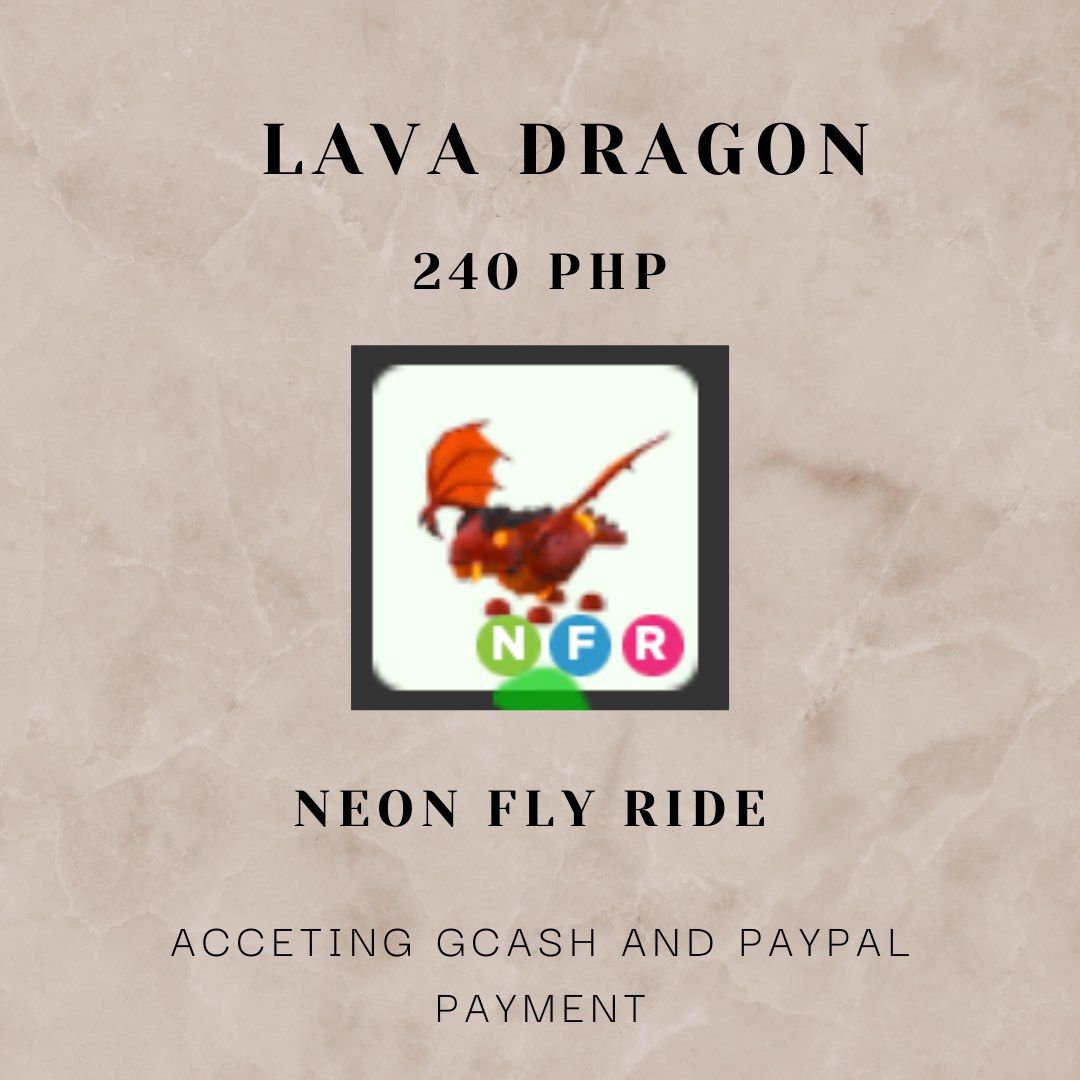 Adopt Me Pets | Lava Dragon on Carousell