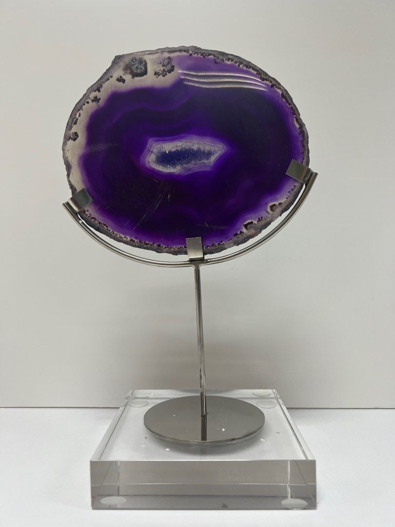 Agate stone display, Furniture & Home Living, Home Decor, Other Home ...