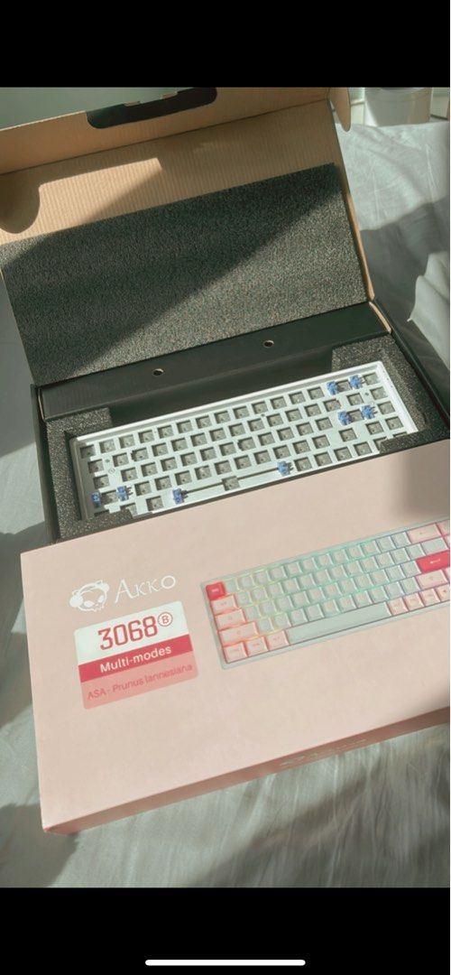 AKKO 3068B 65% Custom Mechanical Keyboard (Modded), Computers & Tech ...