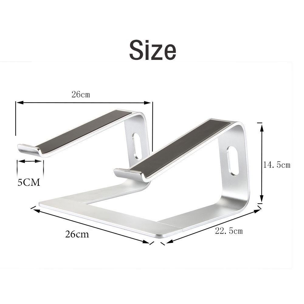 Aluminium Laptop Stand Ergonomic Computer desk stand notebook bracket ...