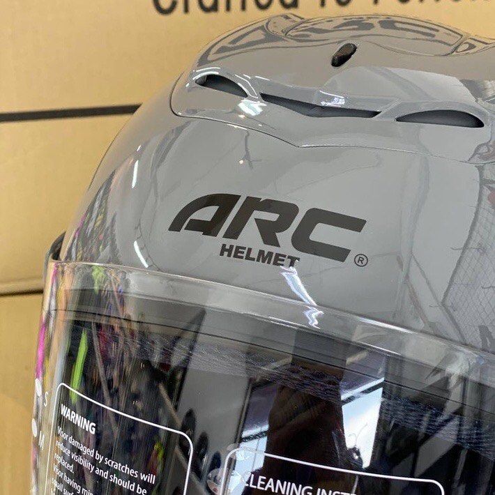 Arc ritz modern grey, Motorcycles, Motorcycle Apparel on Carousell