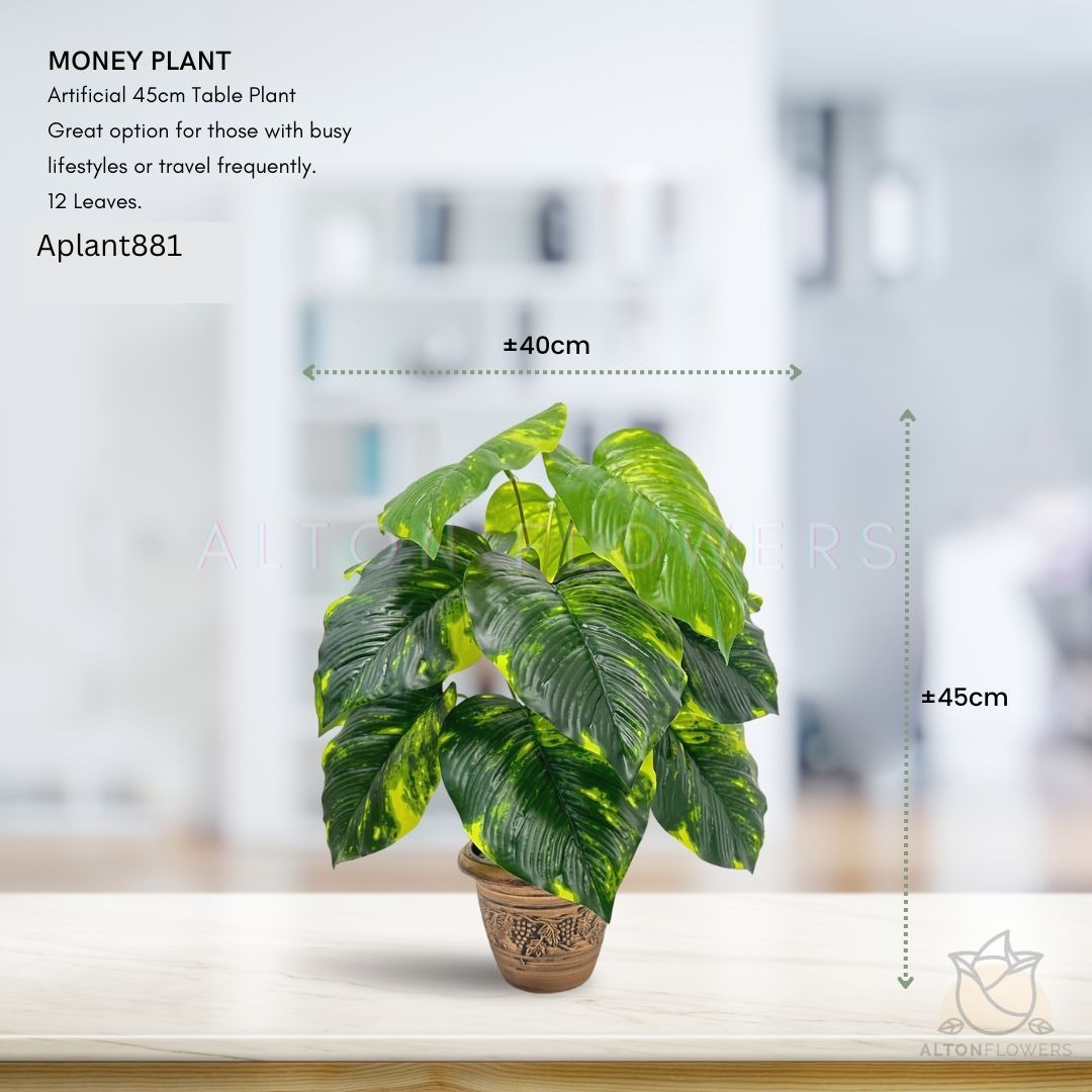 Artificial Money Plant with pot Home Office Garden Events Aplant881 ...
