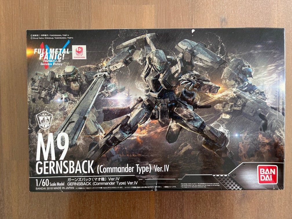 Bandai 1/60 M9 Gernsback Commander Type Ver.iv Model Kit Full Metal ...