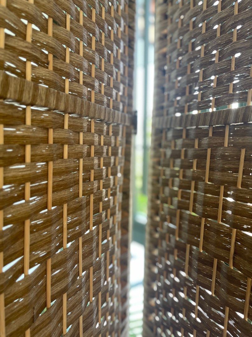 Basket weaves Room divider panels - 7 panels, Furniture & Home Living ...