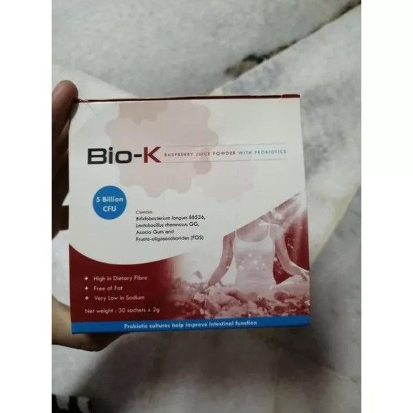 Bio-k raspberry juice powder, Health & Nutrition, Health Supplements ...