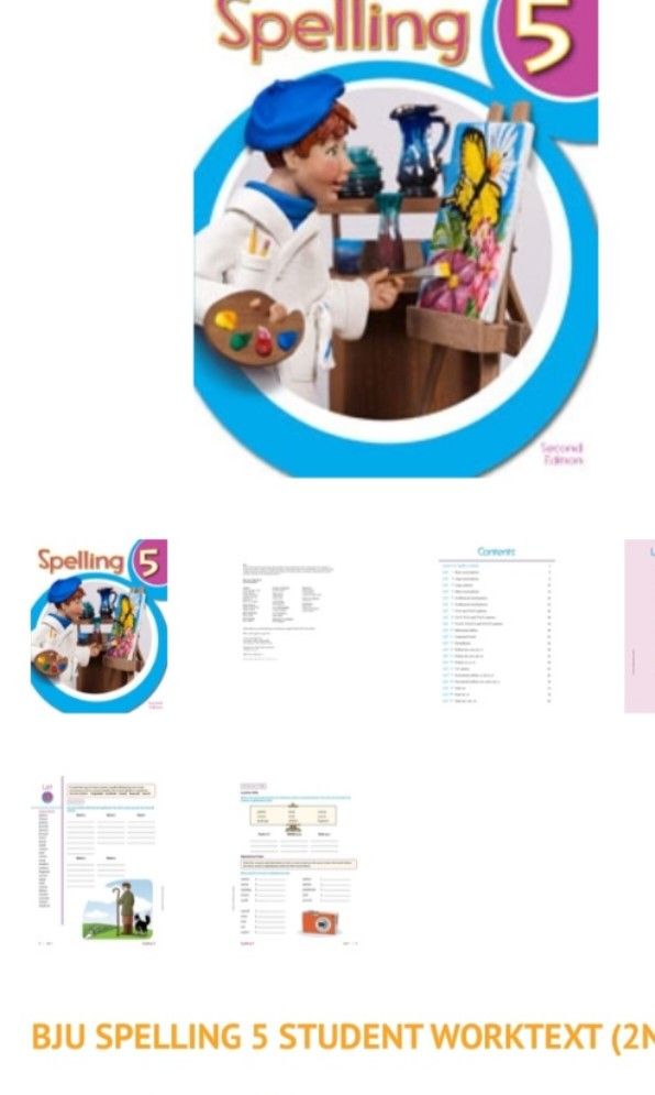BJU Spelling Grade 5 (2nd Edition), Hobbies & Toys, Books & Magazines ...