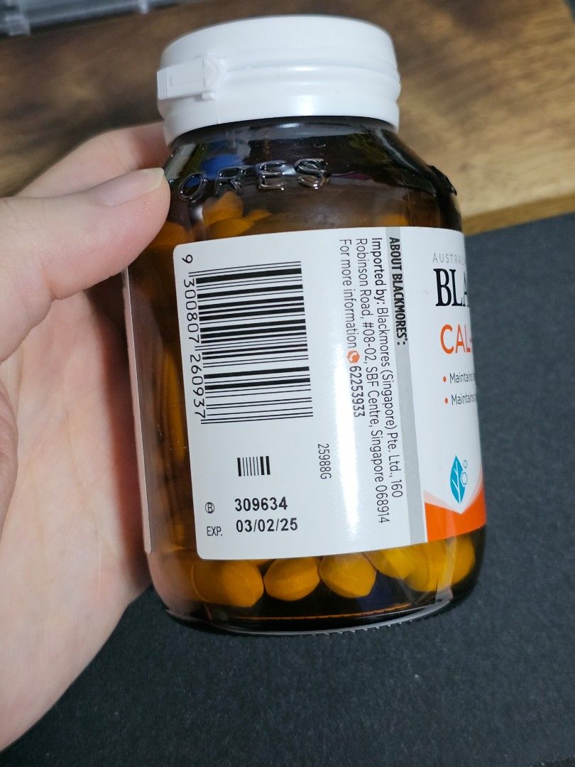 Blackmores Cal-D Calcium 100s Tablets, Health & Nutrition, Health ...