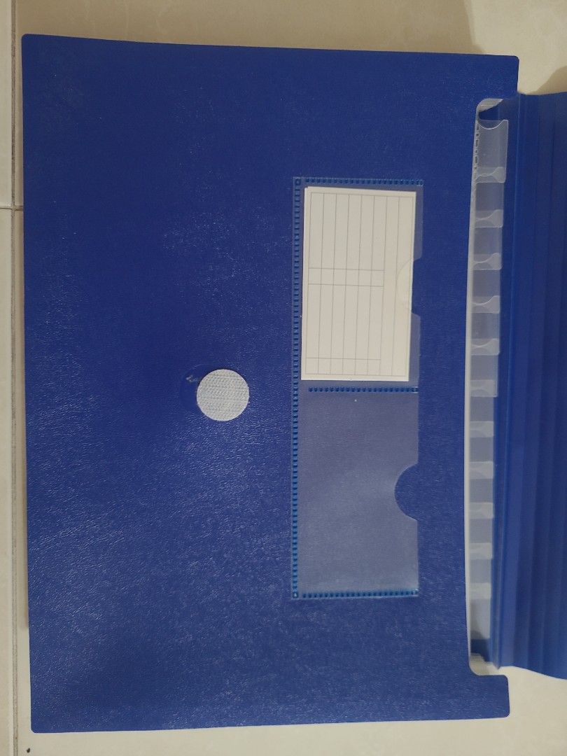 Blue colour folder/file, Hobbies & Toys, Stationery & Craft, Stationery ...