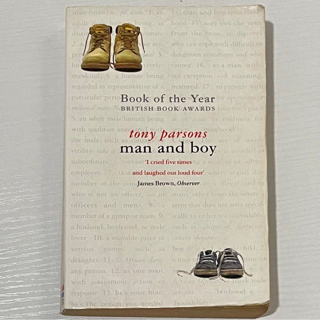 Book of the Year - Tony Parsons - Man and Boy, Hobbies & Toys, Books ...