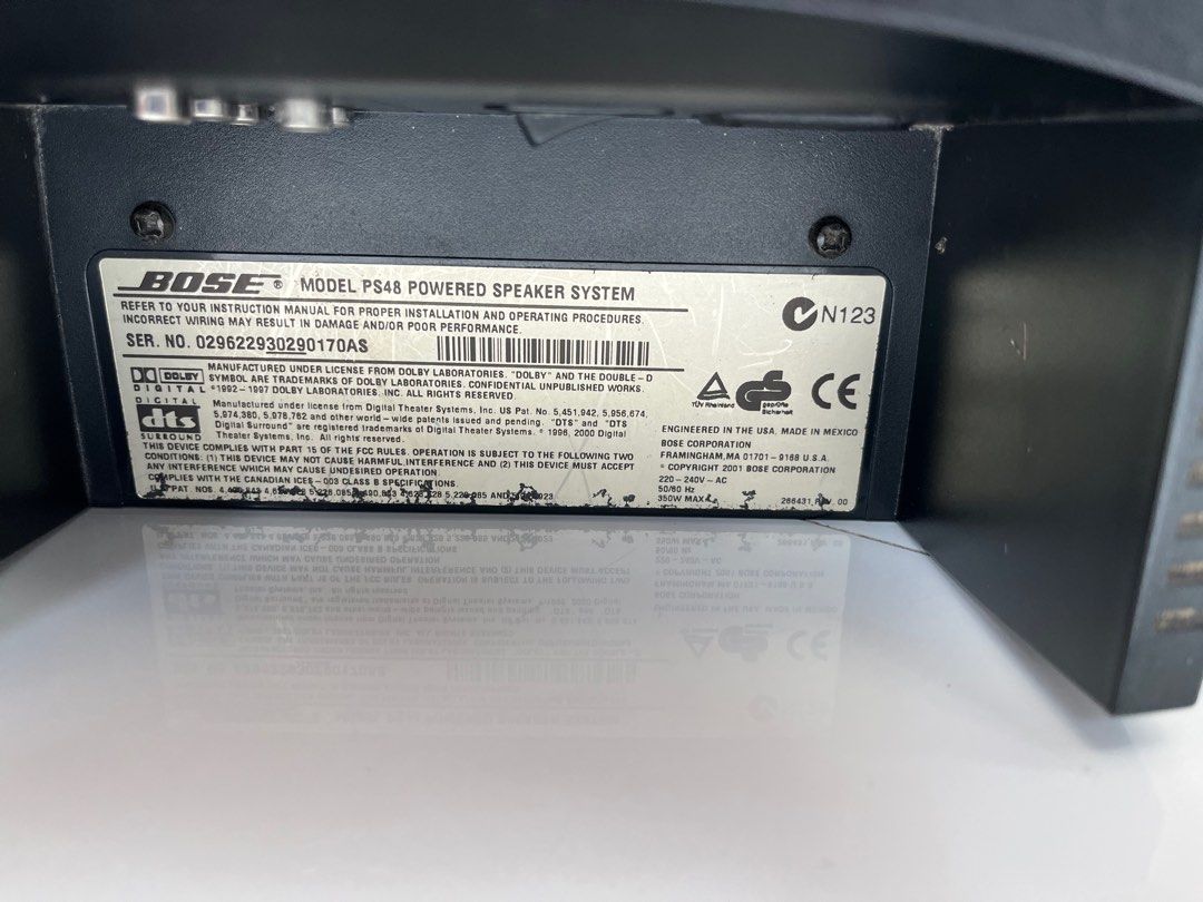 Bose subwoofer PS 48, Audio, Soundbars, Speakers & Amplifiers on Carousell