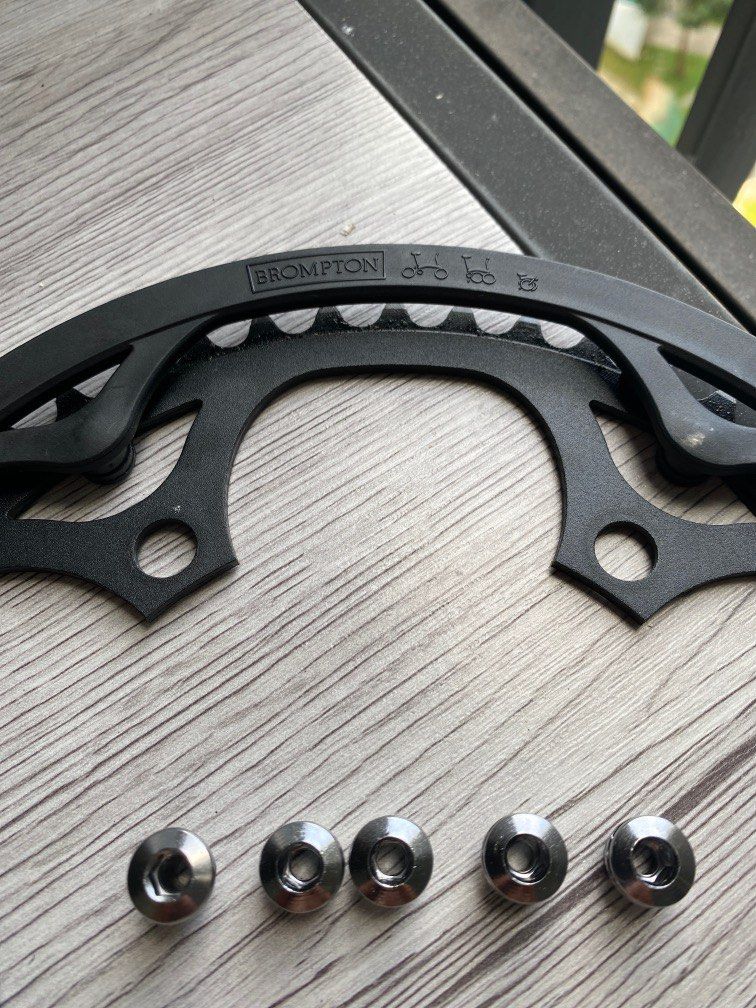 Brompton 50T chainring with bolts from P line, Sports Equipment ...