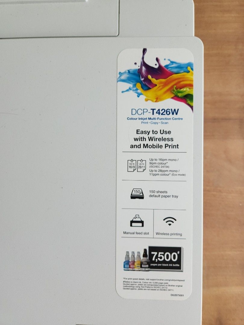 Brother Ink Tank Printer T426W, Computers & Tech, Printers, Scanners ...